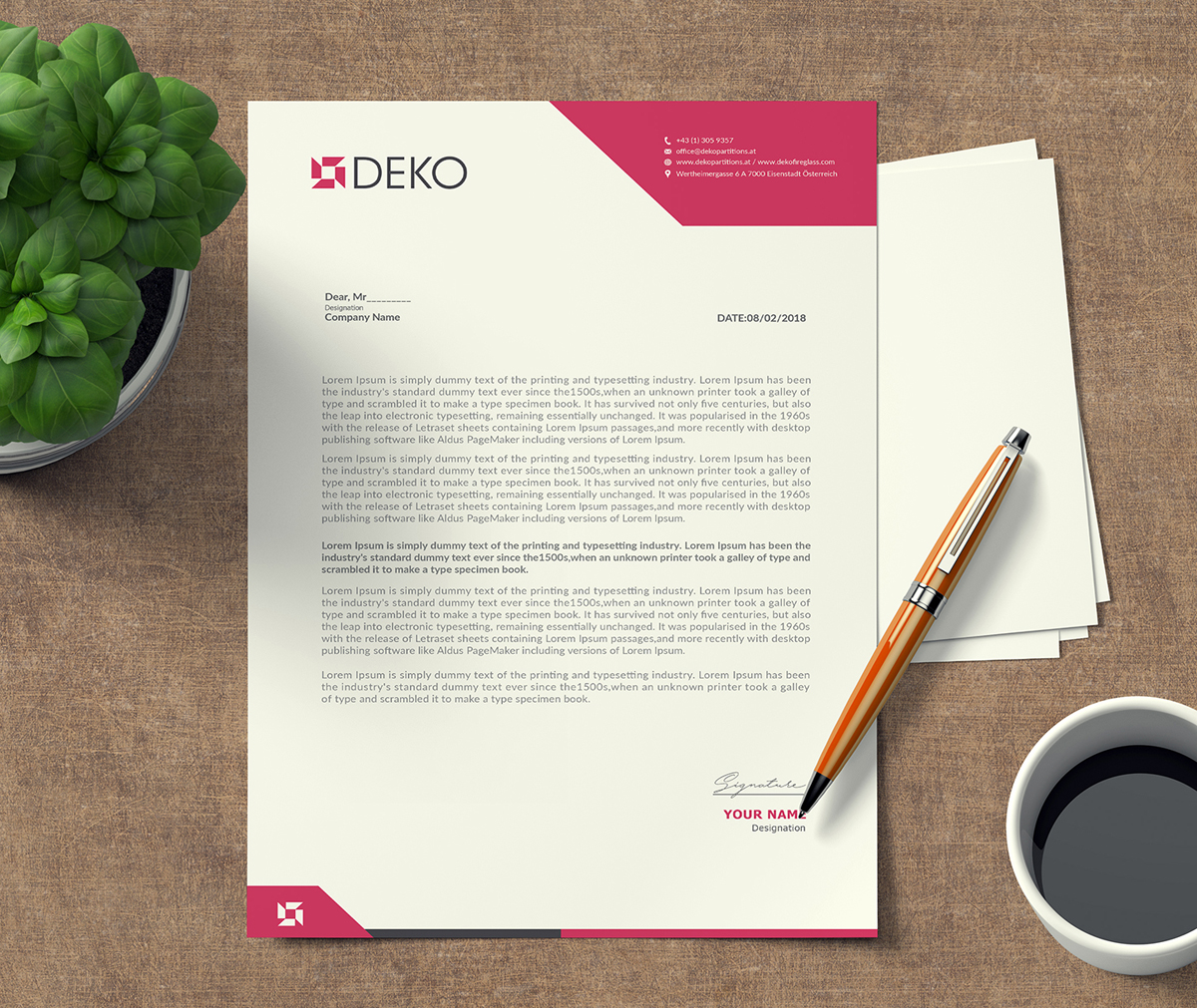 Letterheads – Precision Color Printing